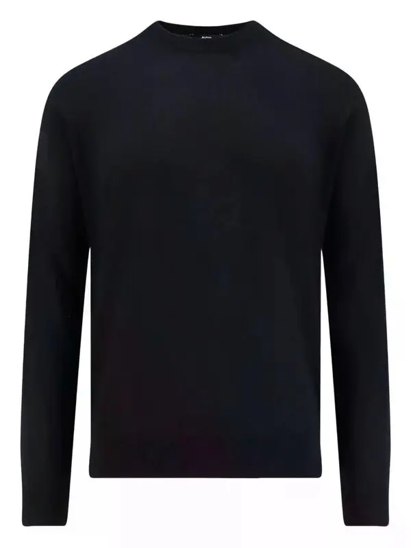 Alpha Studio Crew-neck Sweater - Blue