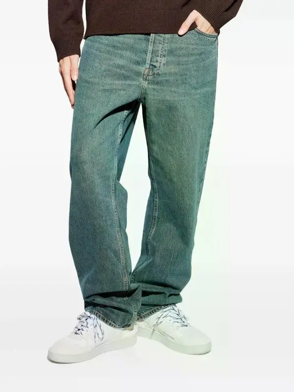 SAMSOE SAMSOE Saeddie Button-fastening Jeans - Blue