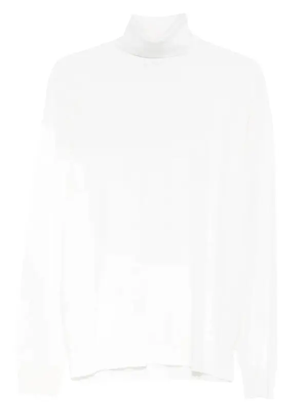 CENERE GB Roll-neck Sweater - White