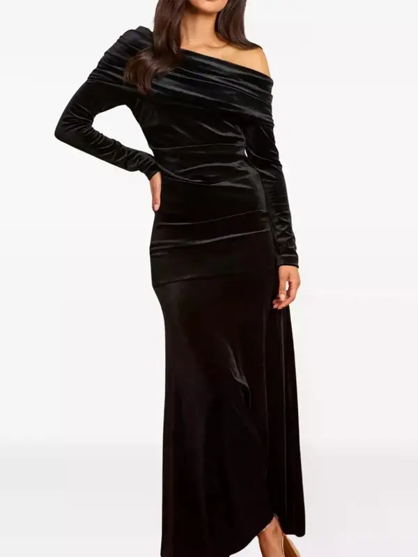 NEEDLE & THREAD Nova One-shoulder Maxi Dress