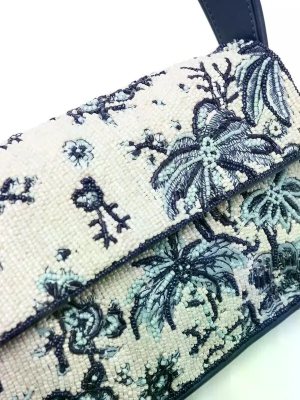 Staud Tommy Beaded Shoulder Bag