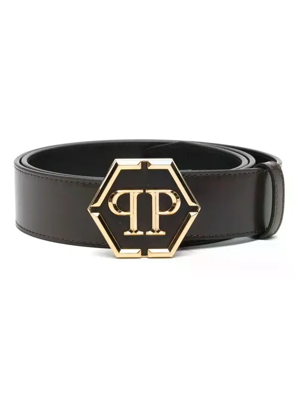 Philipp Plein Logo-buckle Belt - Brown