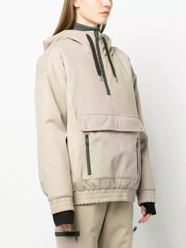 Brunello Cucinelli Half Zipped Long-sleeve Hoodie