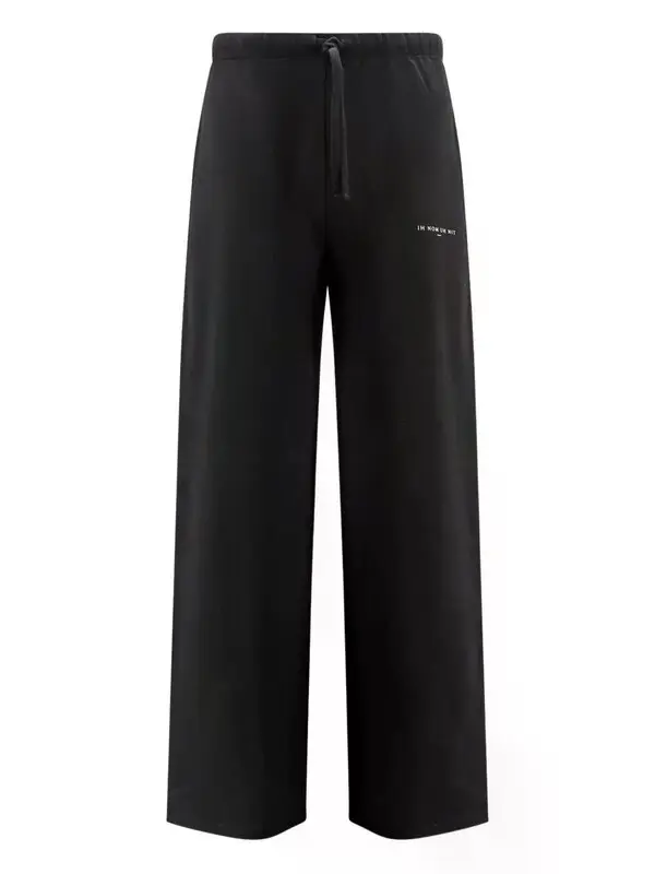 IH NOM UH NIT Logo-print Track Pants - Black
