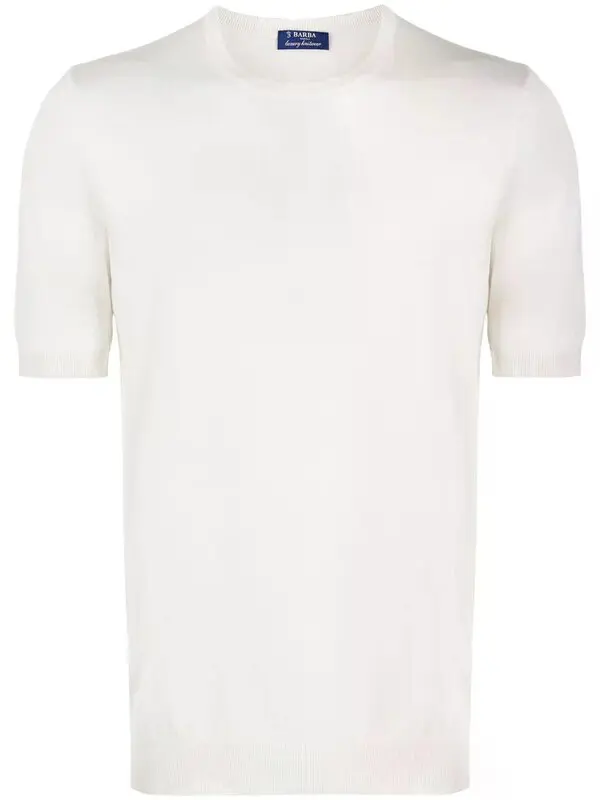 BARBA NAPOLI Knitted Plain T-shirt