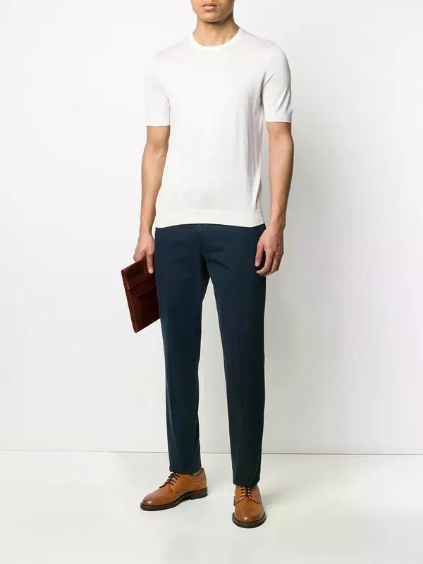 BARBA NAPOLI Knitted Plain T-shirt
