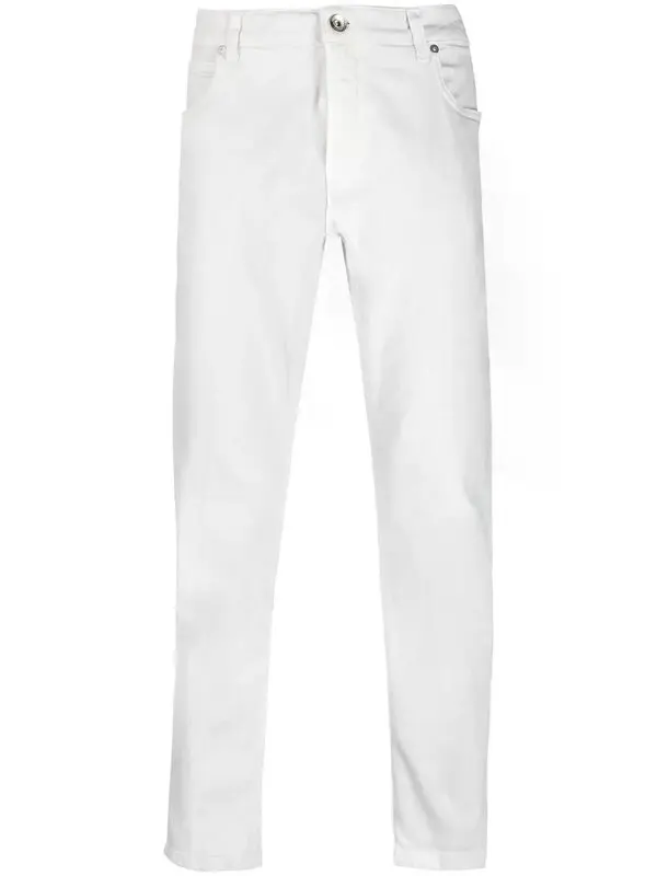 Eleventy Mid-rise Straight-leg Trousers