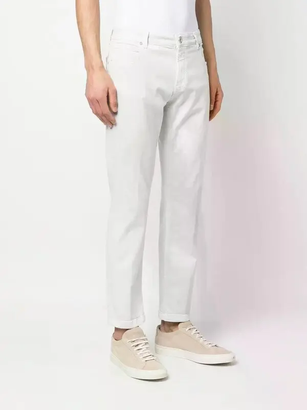 Eleventy Mid-rise Straight-leg Trousers