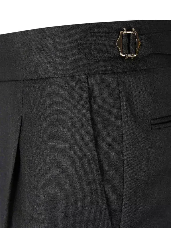 Scabal Button Detailed Trousers