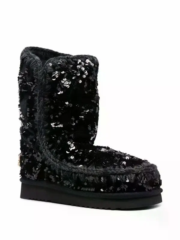 Mou Eskimo 24 Velvet Sequin Boots