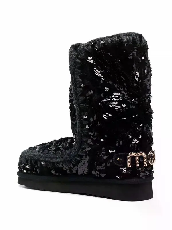 Mou Eskimo 24 Velvet Sequin Boots
