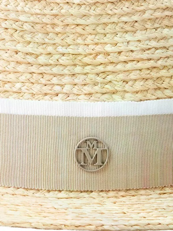 MAISON MICHEL André Ribbon Detailed Fedora Hat