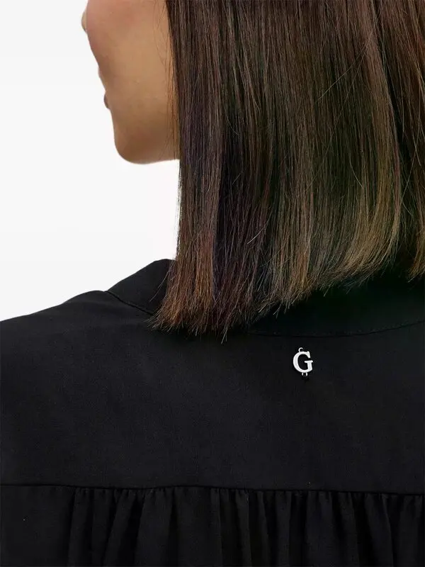 Guess V-neck Tie Mini Dress