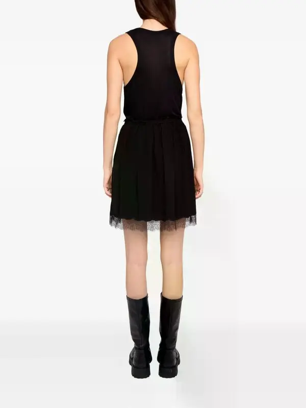 Zadig&Voltaire Jarvis Lace-trim Mini Skirt