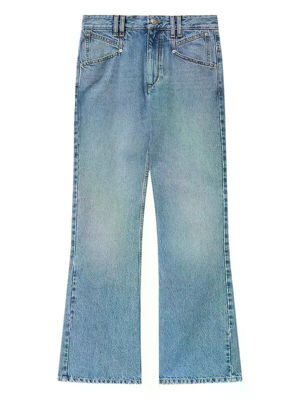 Isabel Marant Étoile Belvia Pocket Flared Jeans
