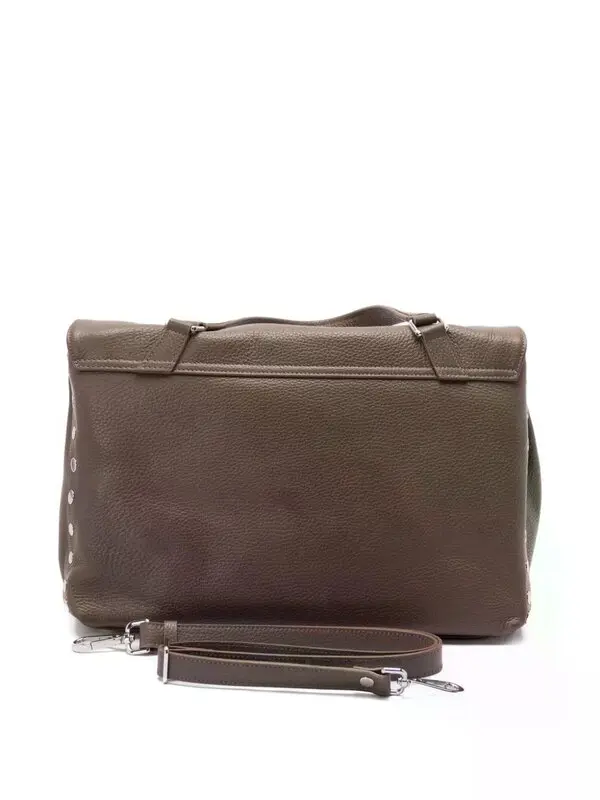 ZANELLATO Medium Postina Studded Tote Bag - Grey