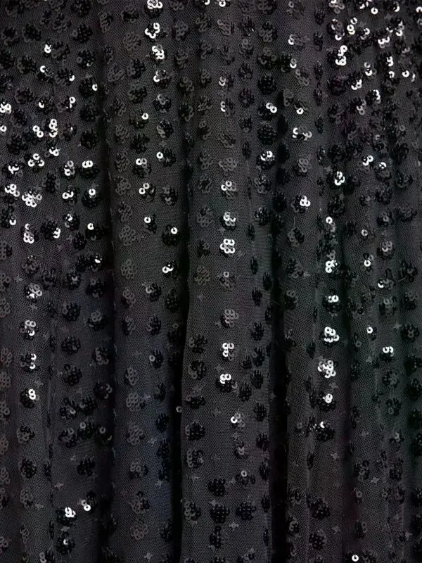 NEEDLE & THREAD Raindrop Cape-detail Midi Dress