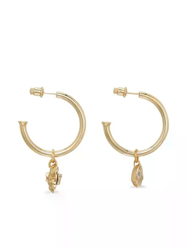 FERRAGAMO Charm Hoop Earrings