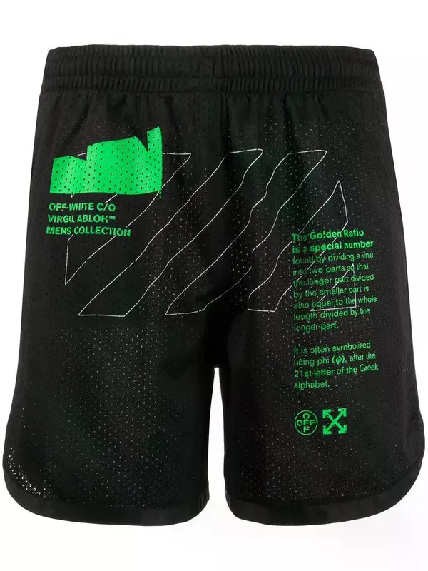 Off-White Graphic Print Shorts