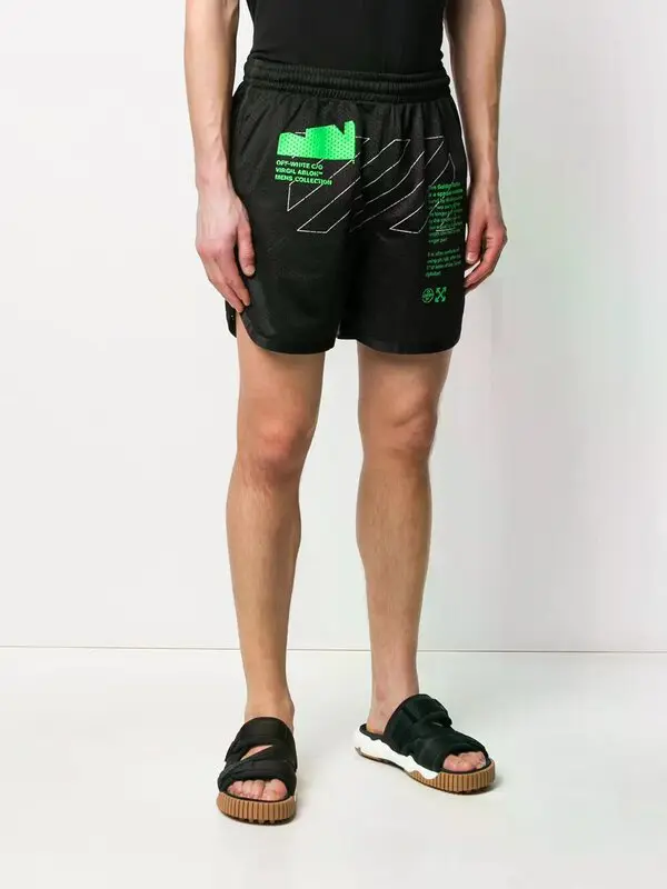 Off-White Graphic Print Shorts