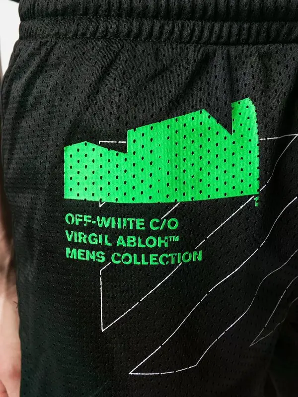 Off-White Graphic Print Shorts