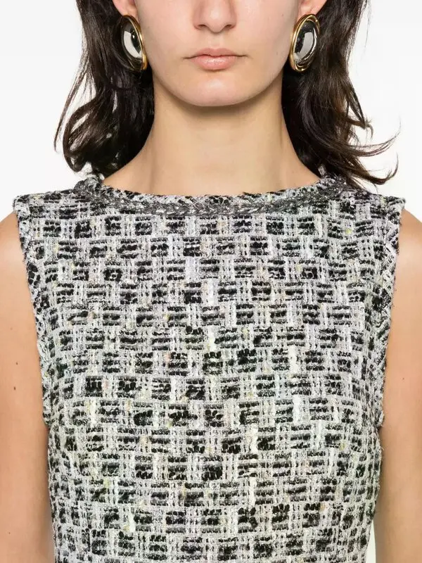 LIBEROWE Tweed Mini Dress