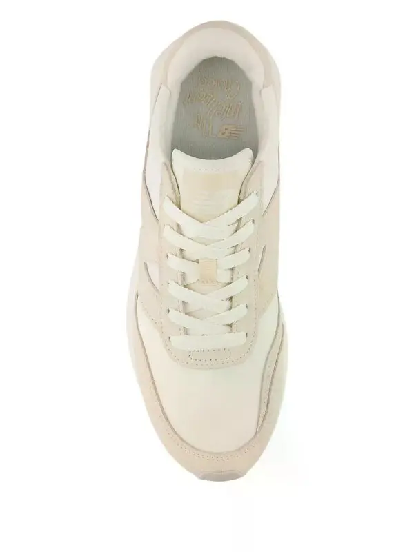 NEW BALANCE 370 Suede Panelled Sneakers