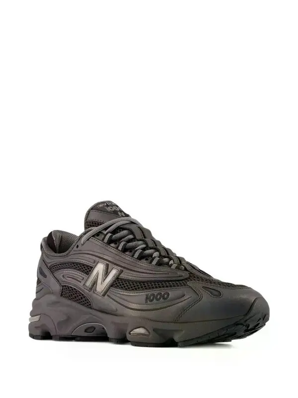 NEW BALANCE 1000 Mesh Overlay Sneakers - Black