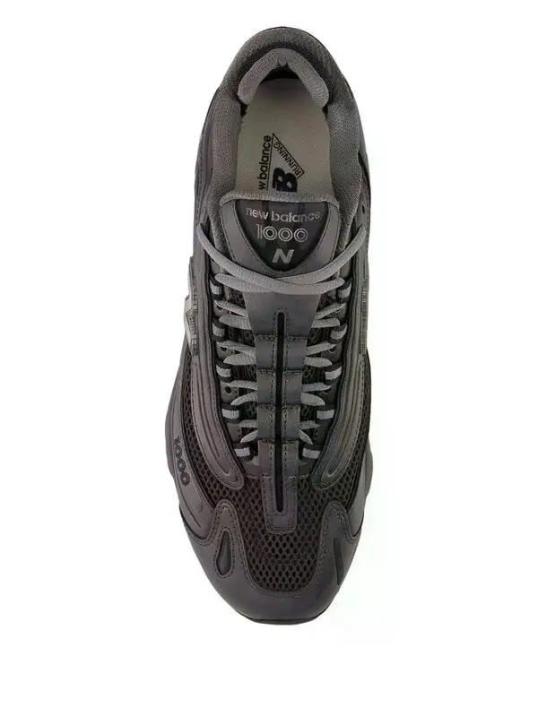 NEW BALANCE 1000 Mesh Overlay Sneakers - Black