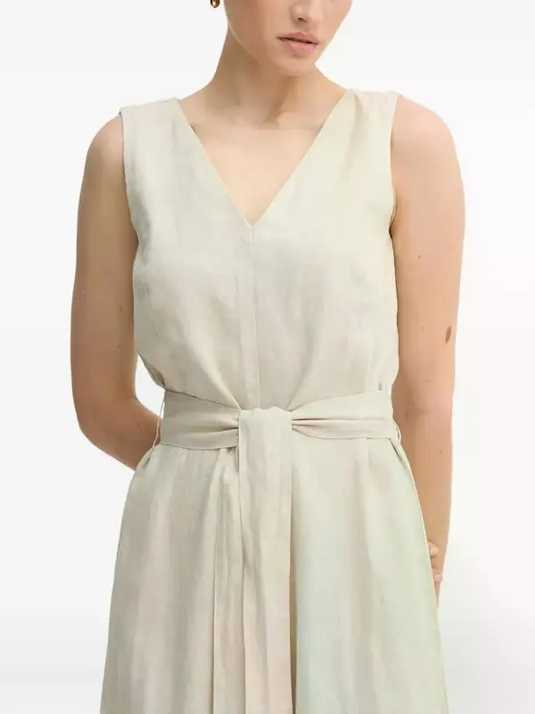 BENETTON Sleeveless Jumpsuit With Tie Waist