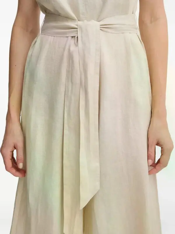 BENETTON Sleeveless Jumpsuit With Tie Waist
