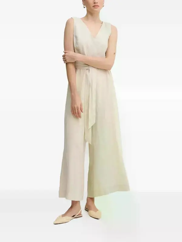 BENETTON Sleeveless Jumpsuit With Tie Waist