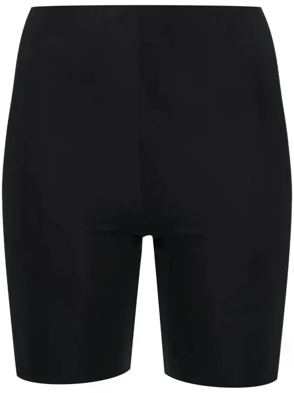 JIL SANDER High-waisted Biker Shorts - Black