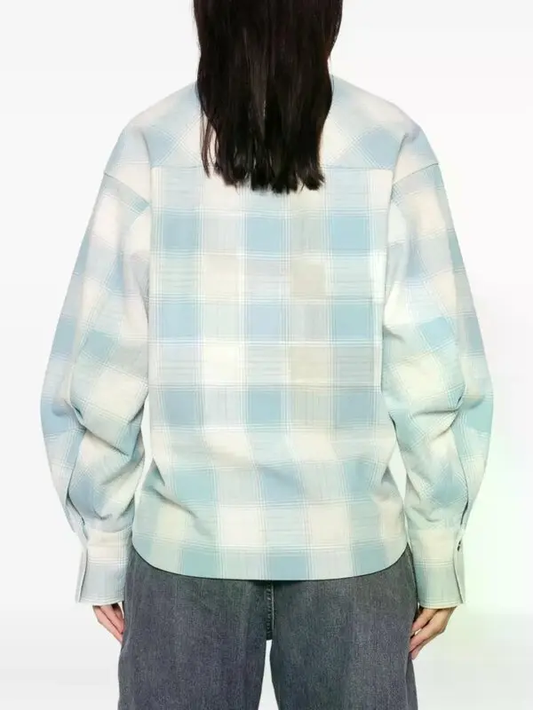 Attico Eliza Checked Shirt
