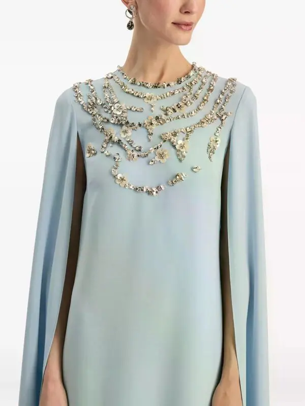 Oscar De La Renta Crystal-embellished Gown