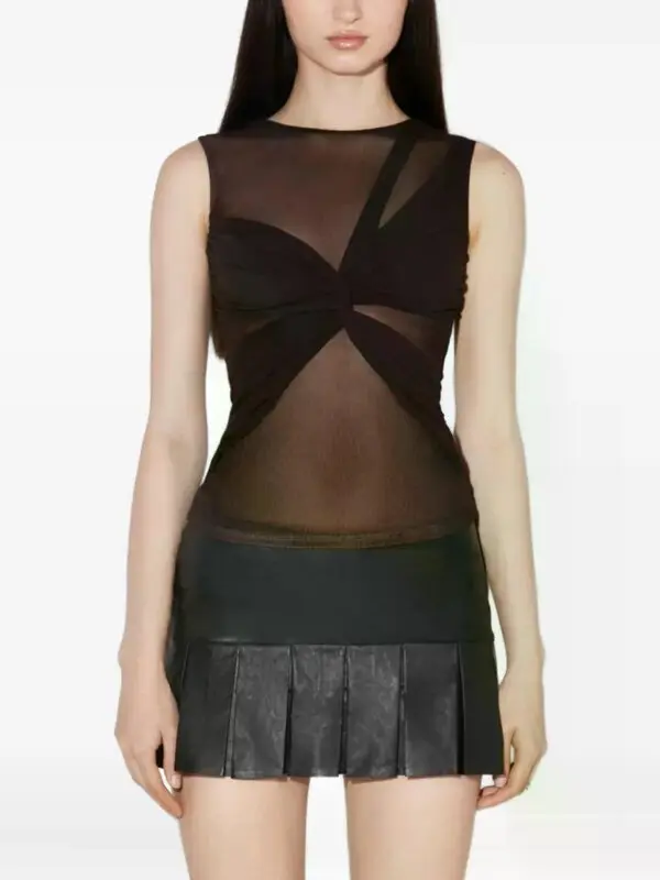 MISBHV Tied Sleeveless Top