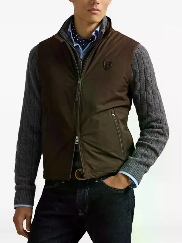 Polo Ralph Lauren Logo-patch Gilet - Brown
