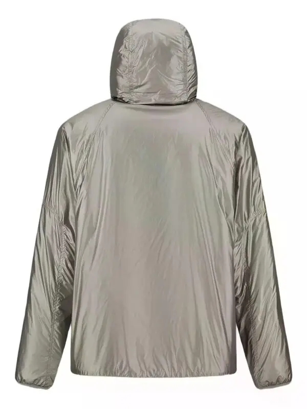 Herno Hooded Metallic Jacket - Silver
