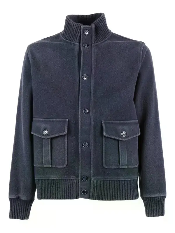CIRCOLO 1901 Button-pockets Jacket - Blue