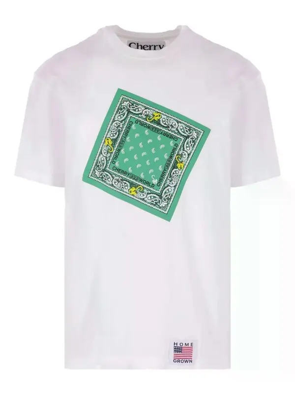 CHERRY WORLD Bandana Graphic-print T-shirt