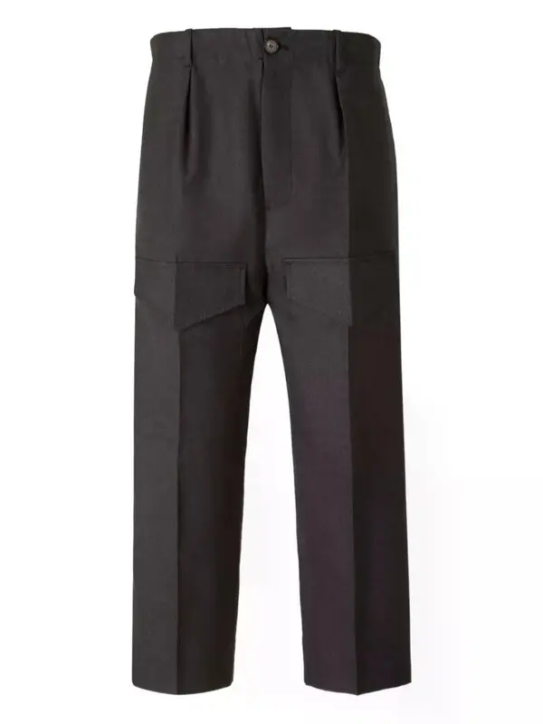 SETCHU Pocket Belt-loop Trousers