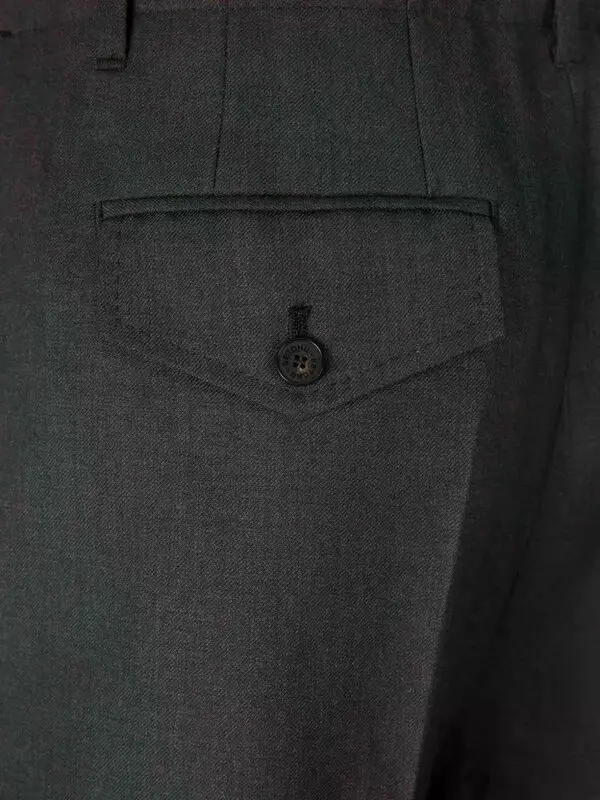 SETCHU Pocket Belt-loop Trousers