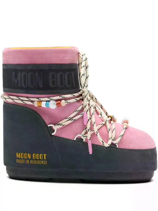 Moon Boot X Guest In Residence Logo-detail Boots - Grey