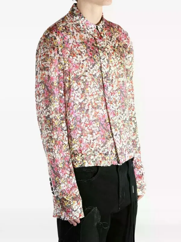 SAPIO Floral Devoré Shirt