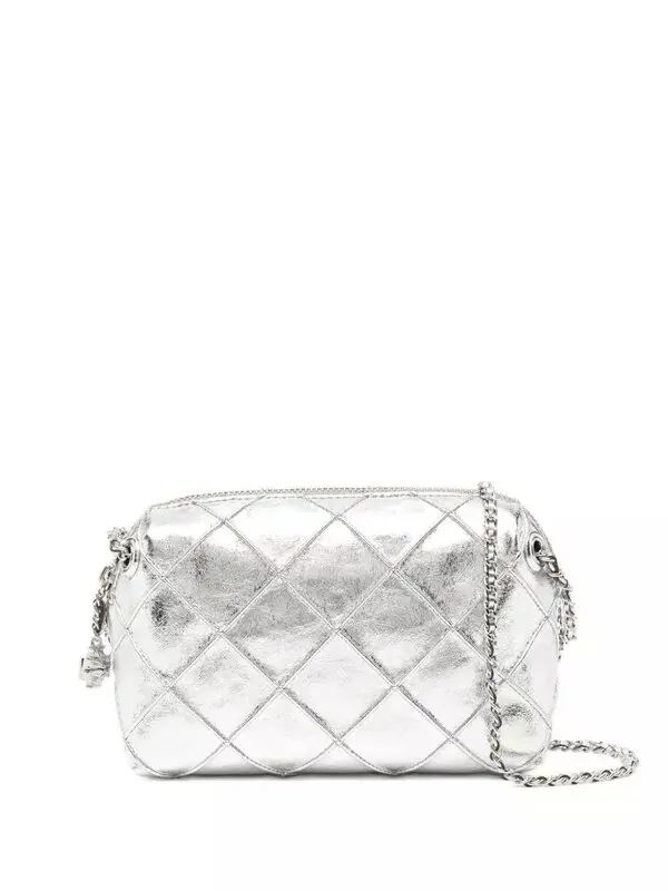 Tory Burch Fleming Crossbody Bag - Silver