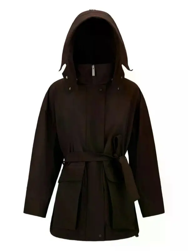 Herno Belted Hooded Jacket