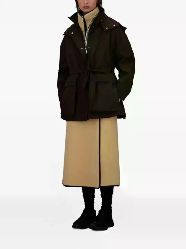 Herno Belted Hooded Jacket