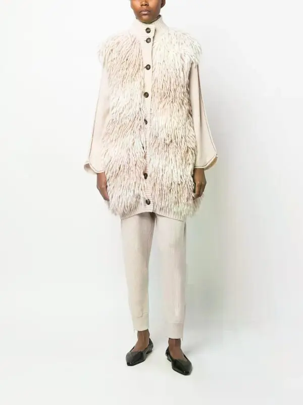 Brunello Cucinelli Fringed Knit Vest