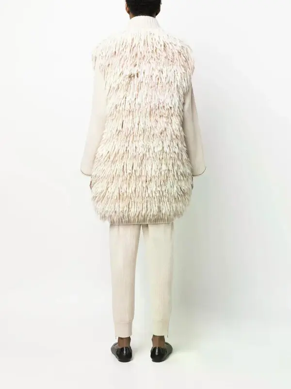 Brunello Cucinelli Fringed Knit Vest