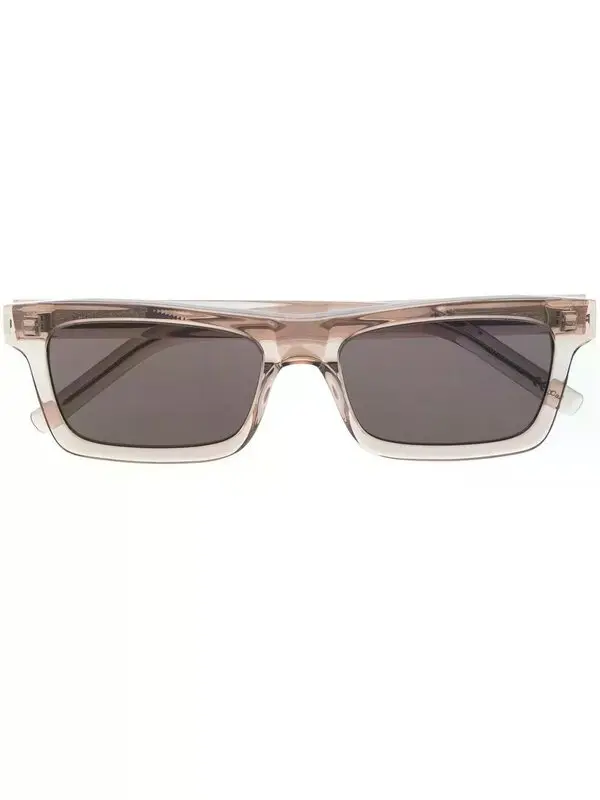 Saint Laurent Betty Square-frame Sunglasses - Brown